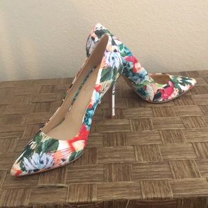 Jessica Simpson Shoes | Floral Heels | Poshmark